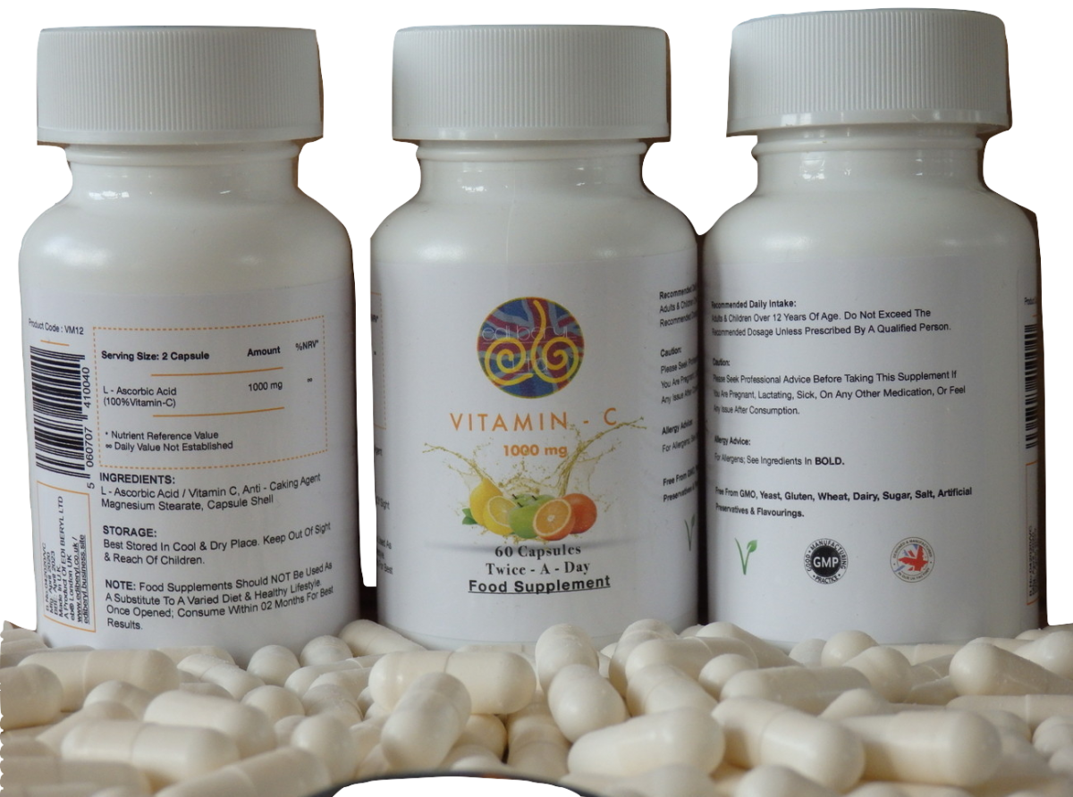 Vitamin C 1000mg Capsules 60s – Ediberyl